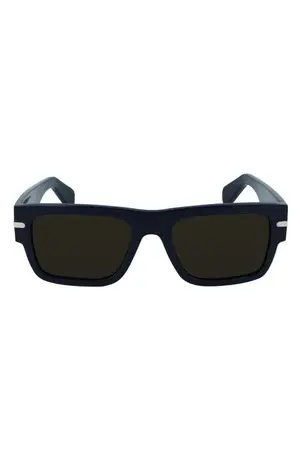 FERRAGAMO Rectangular Sunglasses - Blue