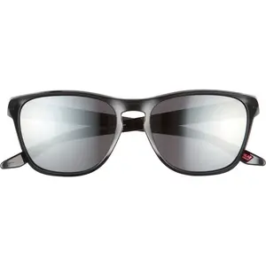 Oakley Oakley Manorburn 56mm Square Sunglasses Black Ink/ Prizm Black