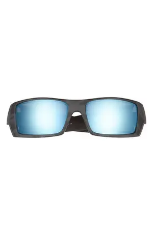 Oakley Gascan® Rectangular Sunglasses - Matte Black Camo/deep Water