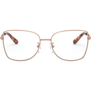 Michael Kors 54mm Butterfly Eyeglasses - Rose Gold