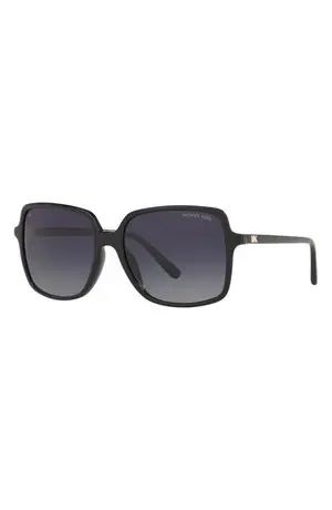 Michael Kors 56mm Polarized Gradient Square Sunglasses