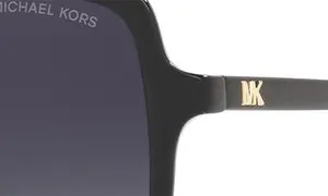 Michael Kors 56mm Polarized Gradient Square Sunglasses