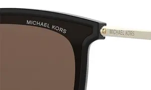 Michael Kors 61mm Square Sunglasses - Black