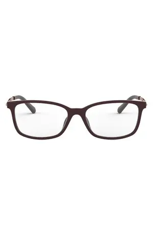 Michael Kors Michael Kors 54mm Rectangular Eyeglasses One-color