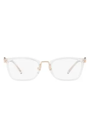 Michael Kors 52mm Square Eyeglasses - Crystal