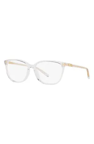 Michael Kors 55mm Cat Eye Optical Glasses - Clear