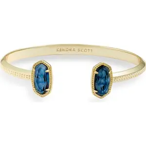 Kendra Scott Kendra Scott Elton Station Cuff Bracelet Navy Abalone