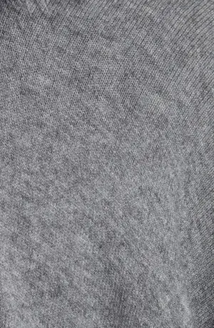 La Fiorentina Ruana With Faux Fur Trim