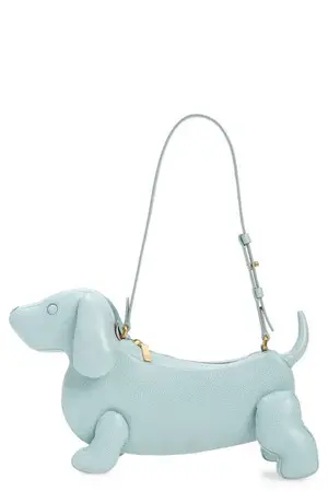 Thom Browne Thom Browne Hector Baguette Shoulder Bag Light Grey