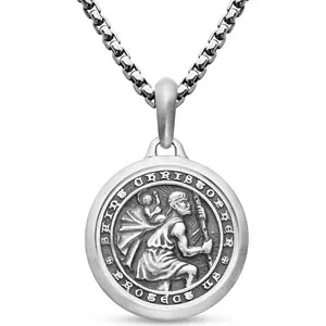 David Yurman St. Christopher Amulet - Silver