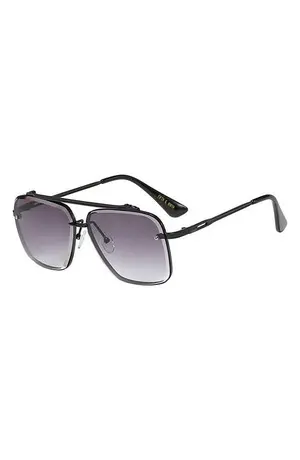 FIFTH & NINTH Memphis Aviator Sunglasses - Black/black
