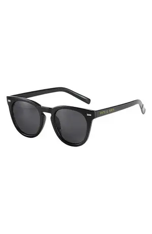 FIFTH & NINTH Raleigh Round Sunglasses - Black/black