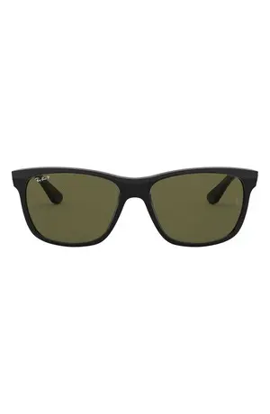 Ray-ban Wayfarer 57mm Polarized Sunglasses Green