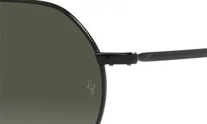 Ray-ban Jack Round Frame Sunglasses - Grey Flash