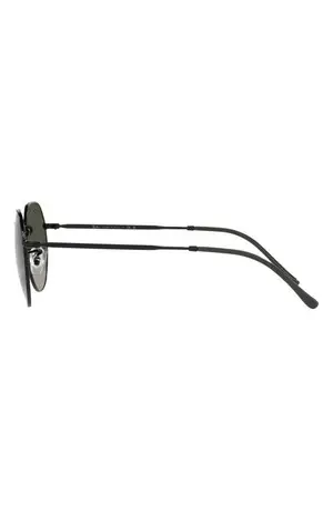 Ray-ban Jack Round Frame Sunglasses - Grey Flash