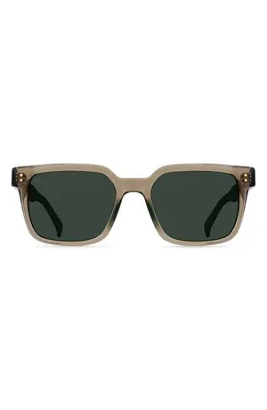 Raen RAEN West Square Sunglasses Ghost/ Green Polar