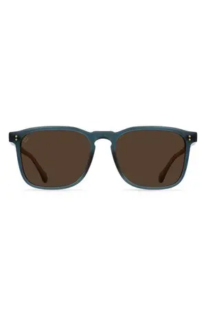 Raen Wiley 54mm Square Sunglasses - Cirus/vibrant Brown Polar