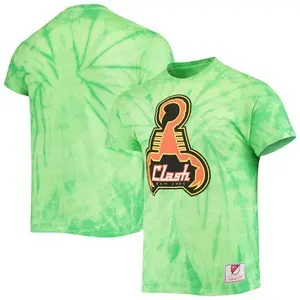 Mitchell & Ness San Jose Clash Since '96 Tie-dye T-shirt - Green