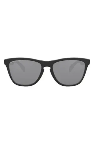 Oakley Oakley 55mm Polarized Square Sunglasses Matte Black/prizm Black