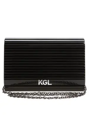 Kurt Geiger Party Eagle Drench Clutch - Black