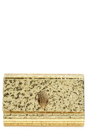 Kurt Geiger Party Eagle Drench Clutch - Gold