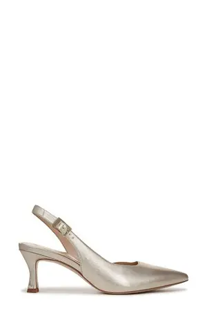 27 EDIT NATURALIZER Felicia Slingback Pointed Toe Pumps - Champagne