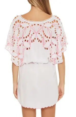 Trina Turk Lahaina Belted Cover-up Tunic Dress