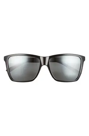 Maui Jim Cruzem Rectangular Sunglasses - Black Gloss/neutral Grey