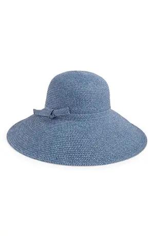 Nordstrom Packable Floppy Hat - Blue Combo