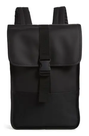 Rains Mini Waterproof Backpack - Black