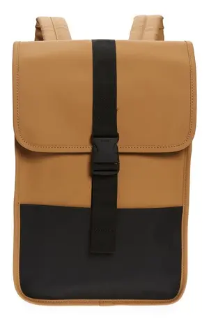 Rains Mini Waterproof Backpack Khaki