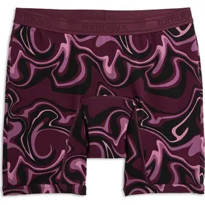 TOMBOYX First Line Stretch Cotton Period 9-inch Boxer Briefs Go With The Flow