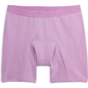 TOMBOYX First Line Stretch Cotton Period 9-inch Boxer Briefs Sugar Violet