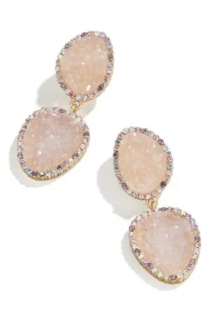 BAUBLEBAR Drusy Two Station Earrings