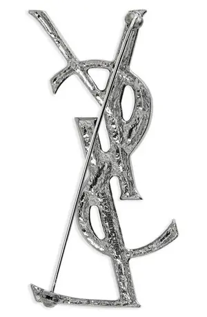 Saint Laurent Opyum Monogram Brooch