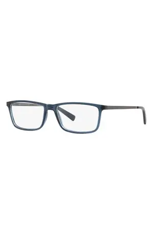 Armani Exchange 55mm Rectangular Optical Glasses