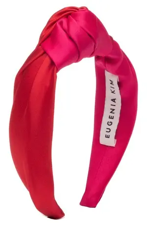 Eugenia Kim Karyn Two-tone Satin Knot Headband