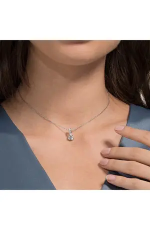 SWAROVSKI Stilla Cubic Zirconia Pendant Necklace - White