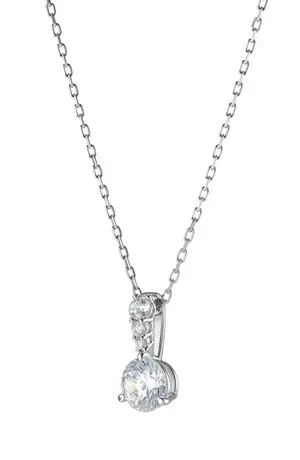 SWAROVSKI Stilla Cubic Zirconia Pendant Necklace - White