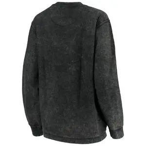PRESSBOX Iowa Hawkeyes Comfy Cord Vintage Wash Basic Arch Pullover Sweatshirt