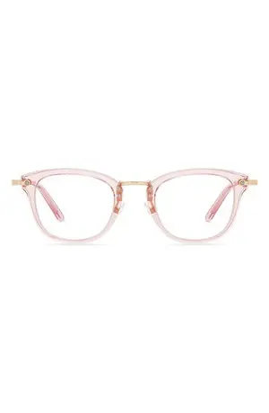 DIFF Eyewear Rue Cat Eye Optical Glasses - Azalea Crystal / Clear