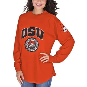PRESSBOX Oklahoma State Cowboys Edith Long Sleeve T-shirt