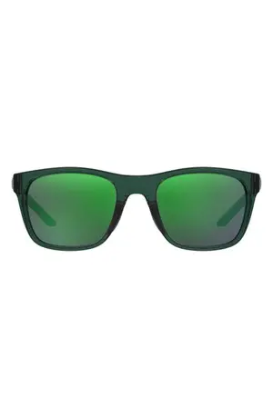 Under Armour Under Armour 55mm Square Sunglasses Green