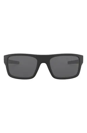 Oakley Drop Point™ 61mm Rectangular Sunglasses - Black