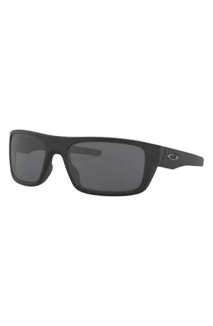 Oakley Drop Point™ 61mm Rectangular Sunglasses - Black