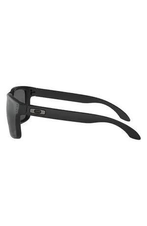 Oakley 56mm Polarized Rectangular Sunglasses - Black