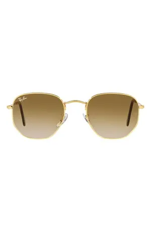 Ray-ban Ray-Ban 51mm Aviator Sunglasses Arista/ Clear Gradient Brown