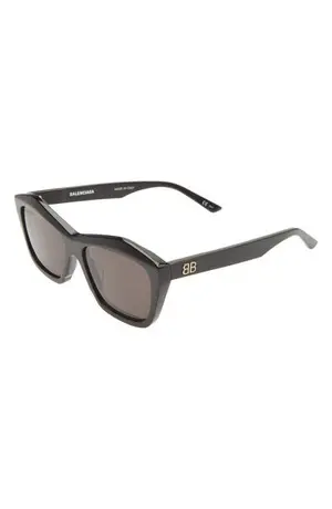 Balenciaga 57mm Rectangle Sunglasses