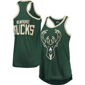 G-III SPORTS BY CARL BANKS Milwaukee Bucks Showdown Tank Top - Hunter Green