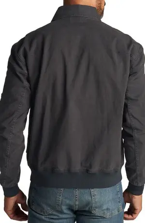 ROAN Dillon Twill Bomber Jacket - Faded Black